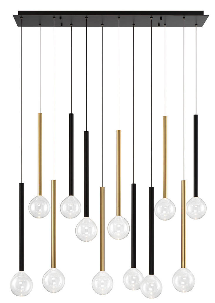 Positano Linear Multi Light Chandelier by Lib & Co | 10150-023 | LIB1264886