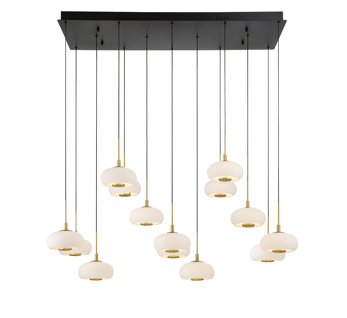 Adelfia Linear Double Multi Light Chandelier by Lib & Co | 10200-02 ...