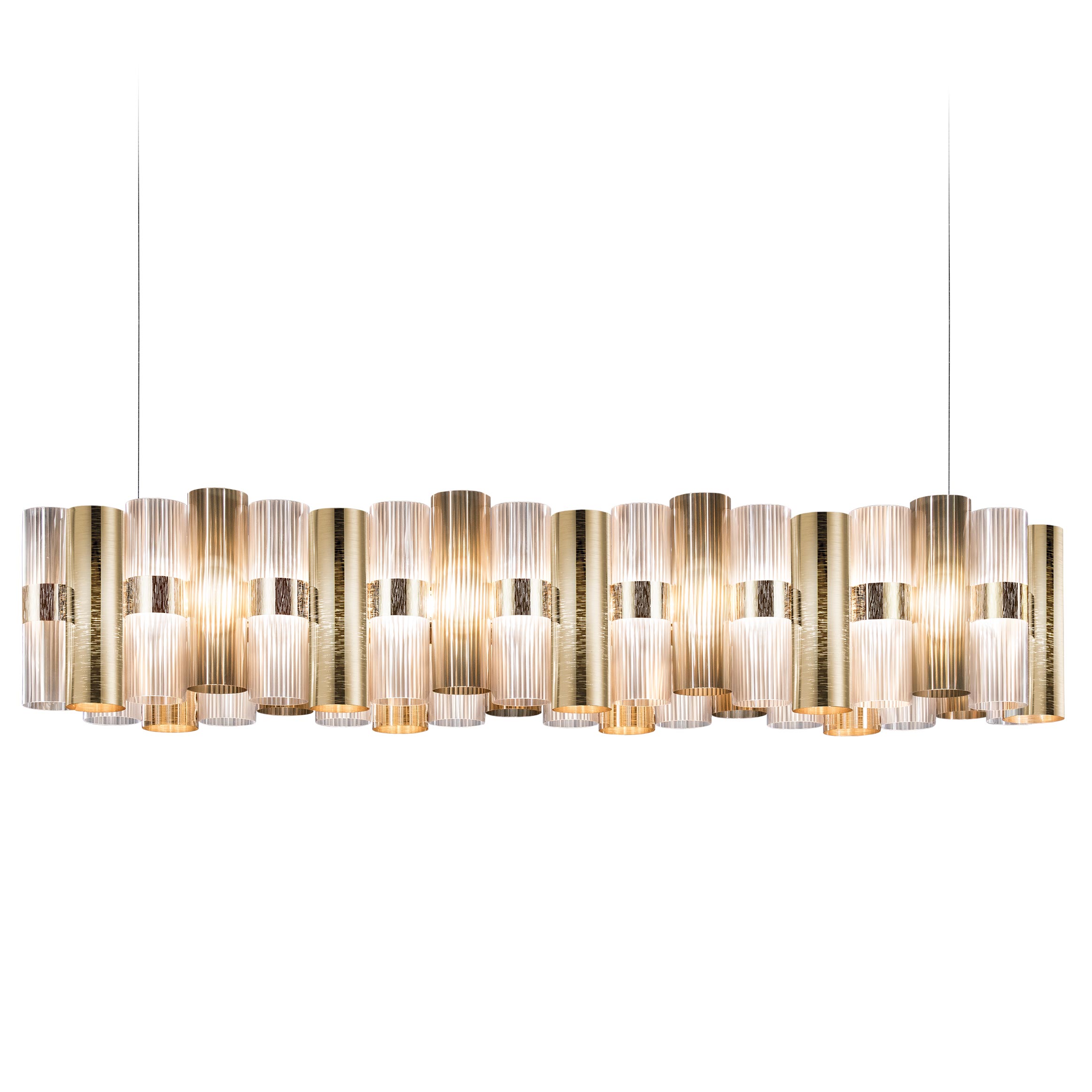 La Lollo Linear Pendant by Slamp | LALS3XLGLD01T00NMTUS | SLP1266472