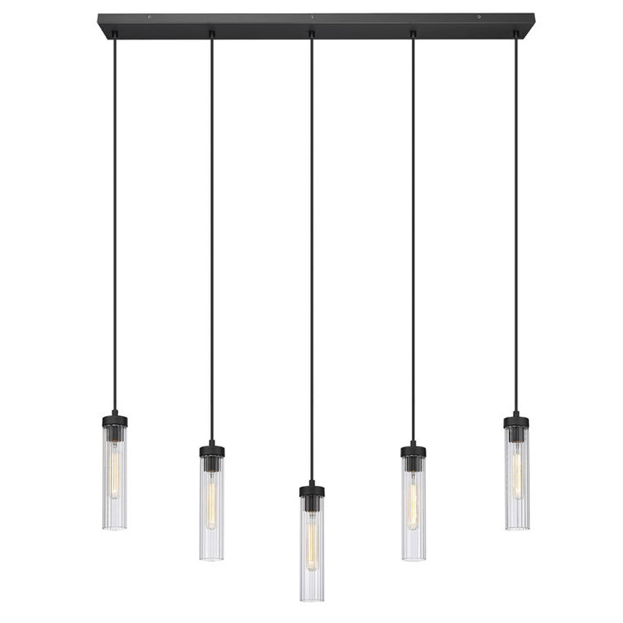 Beau Linear Multi-Light Pendant by Z-Lite | 740P-5L-MB | ZLT1267083
