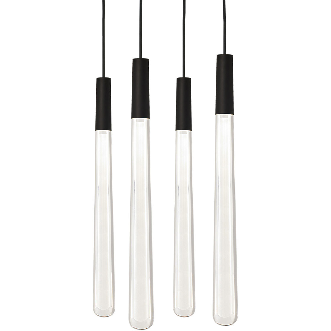 Pylon Crystal Chandelier by Visual Comfort Modern | 700TRSPPYLC4RB ...