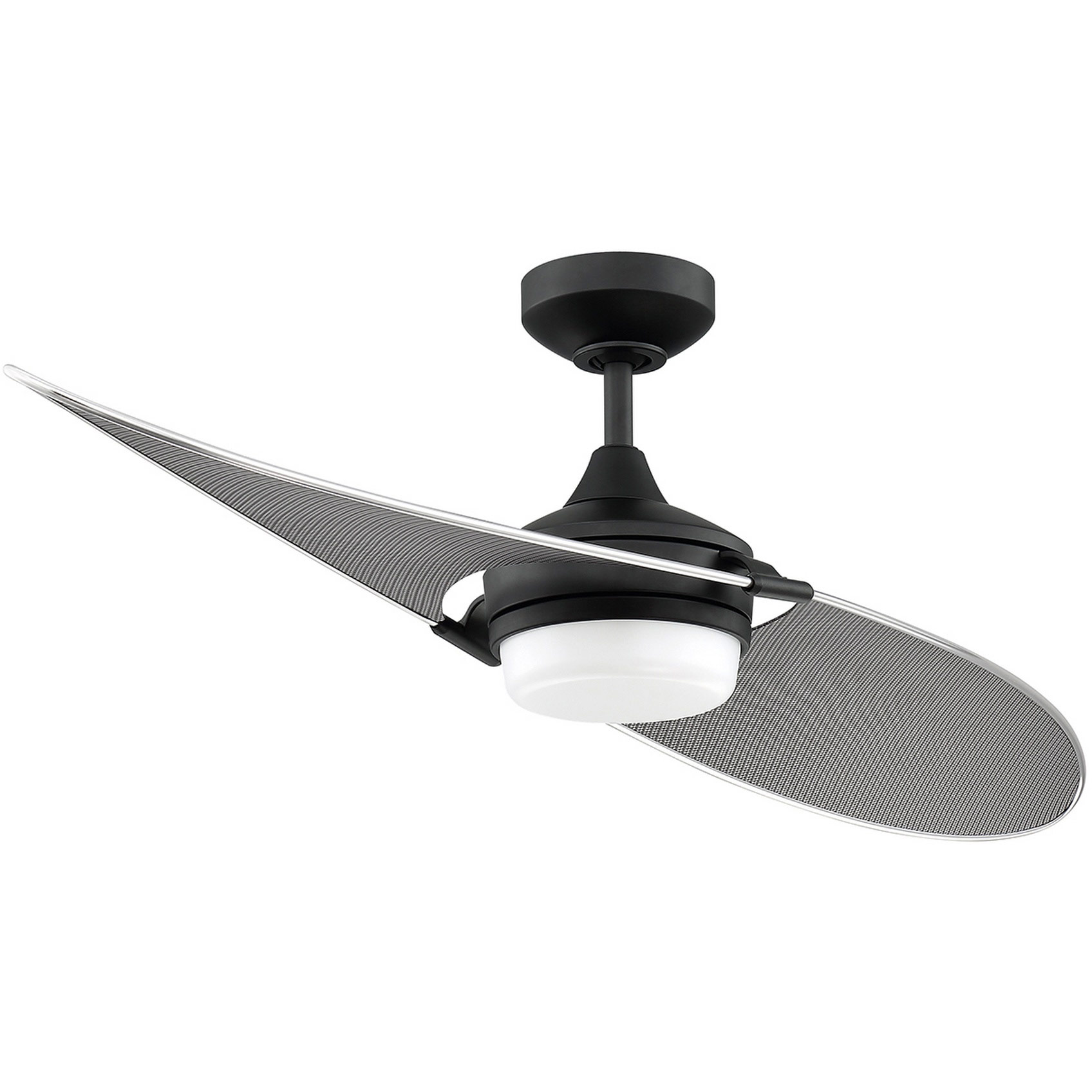 Tango Ceiling Fan with Light by Kendal | AC22852-BLK/CF | KEN1271233