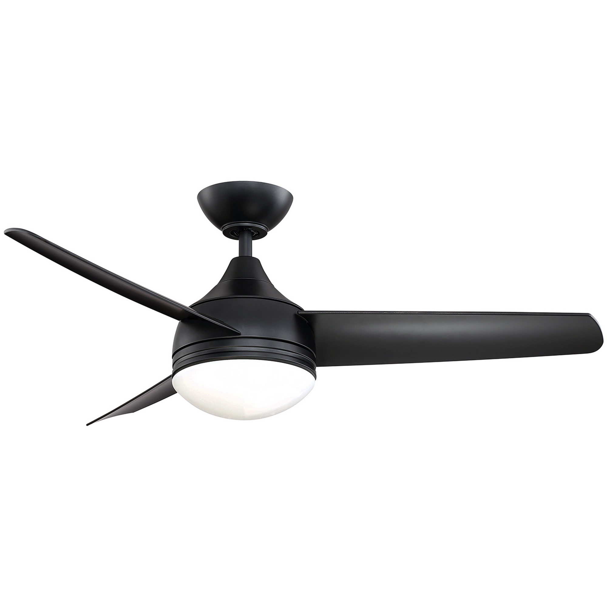 Moderno Ceiling Fan with Light by Kendal | AC19242L-BLK | KEN1271258