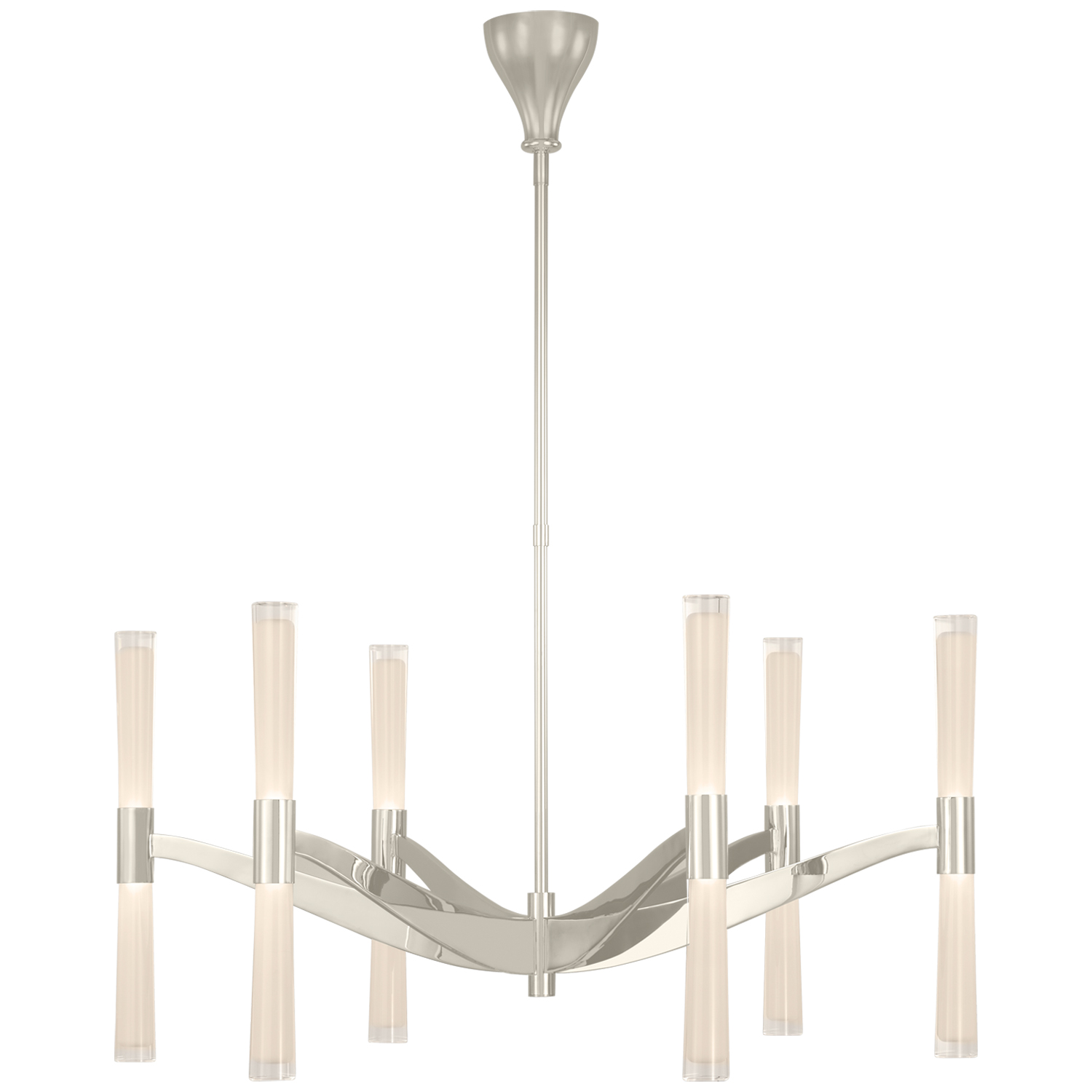 Brenta Chandelier by Visual Comfort Signature | ARN 5470PN-WG | VCG1272457