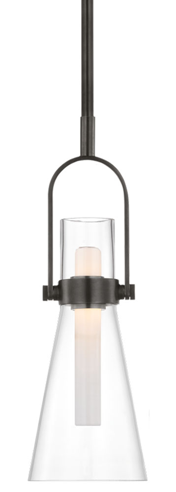 Larkin Conical Pendant by Visual Comfort Signature | IKF 5453BZ-CG ...