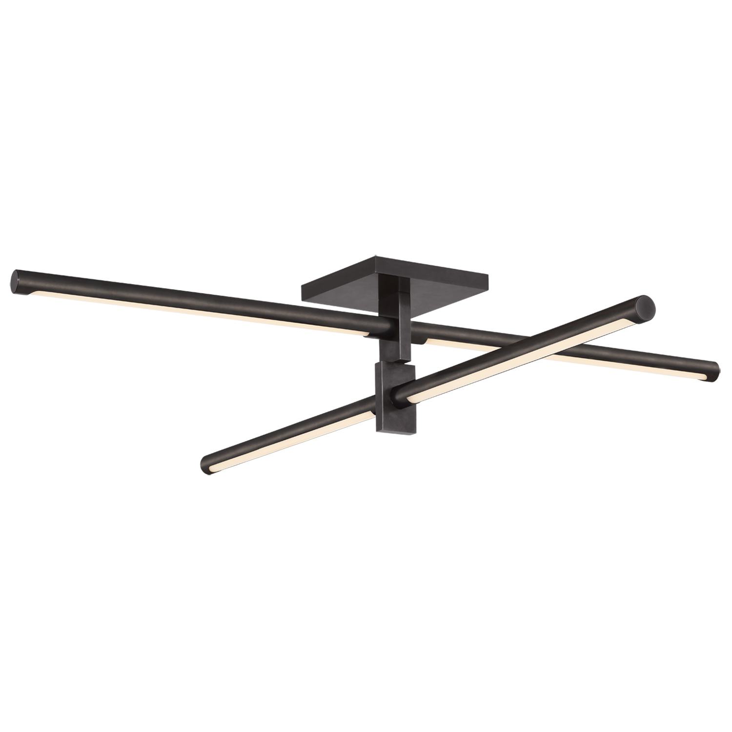 Axis Linear Semi Flush Ceiling Light by Visual Comfort Signature | KW ...