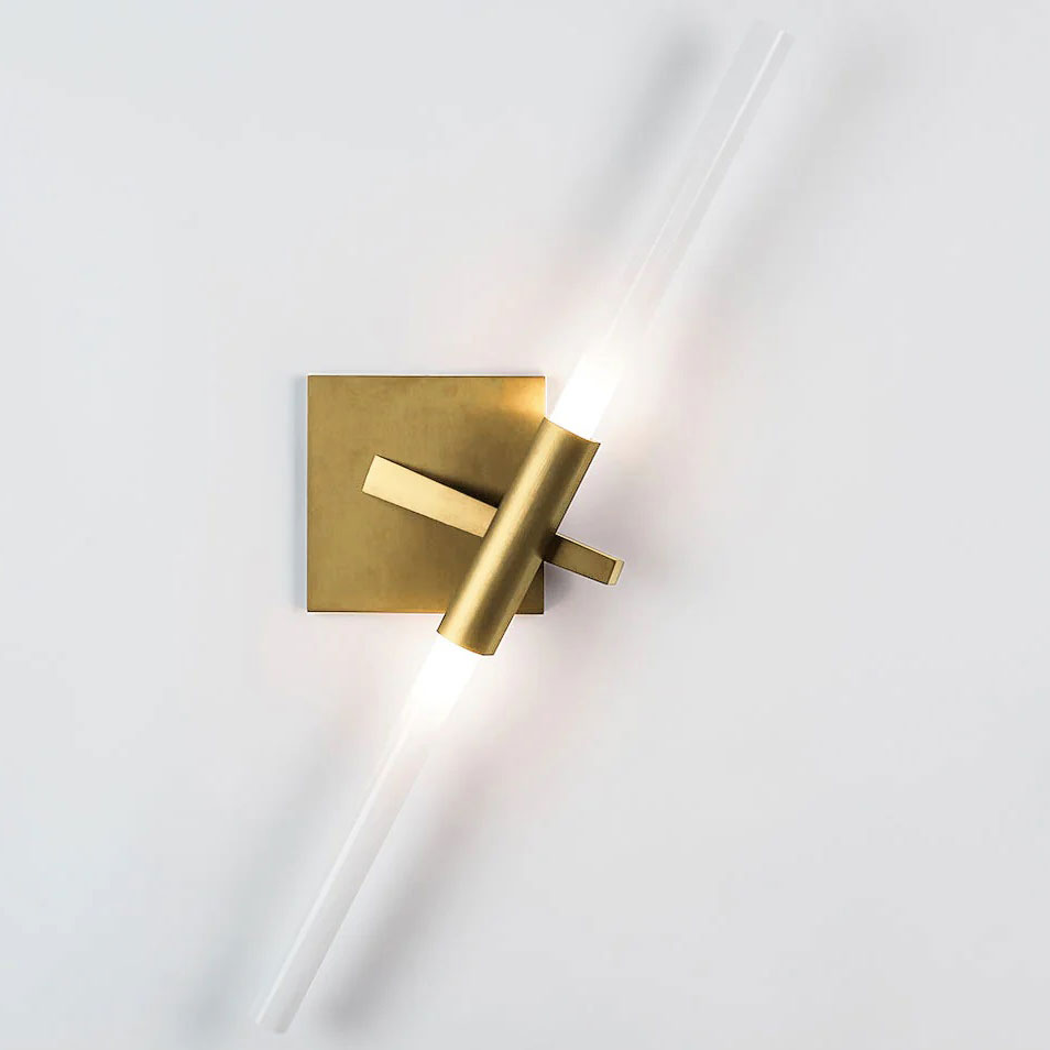 Agnes Wall Sconce by Roll & Hill | AGNES2-BRA-CUT-G9LED-120 | RNH1276954