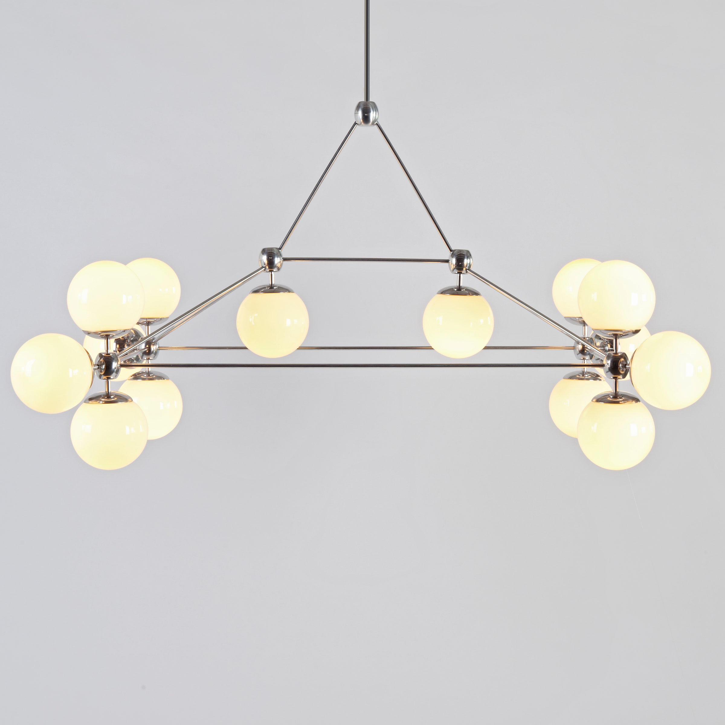 Modo Rectangle Chandelier by Roll & Hill | MODCR-BRZ-CR-120 | RNH1277361