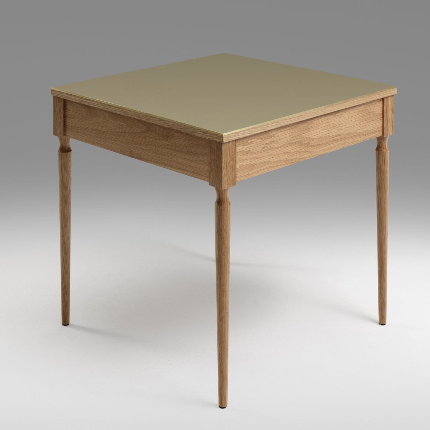The Cain Side Table by Roll & Hill | CAIN-SIDE-18-OAK-BRA | RNH1277658