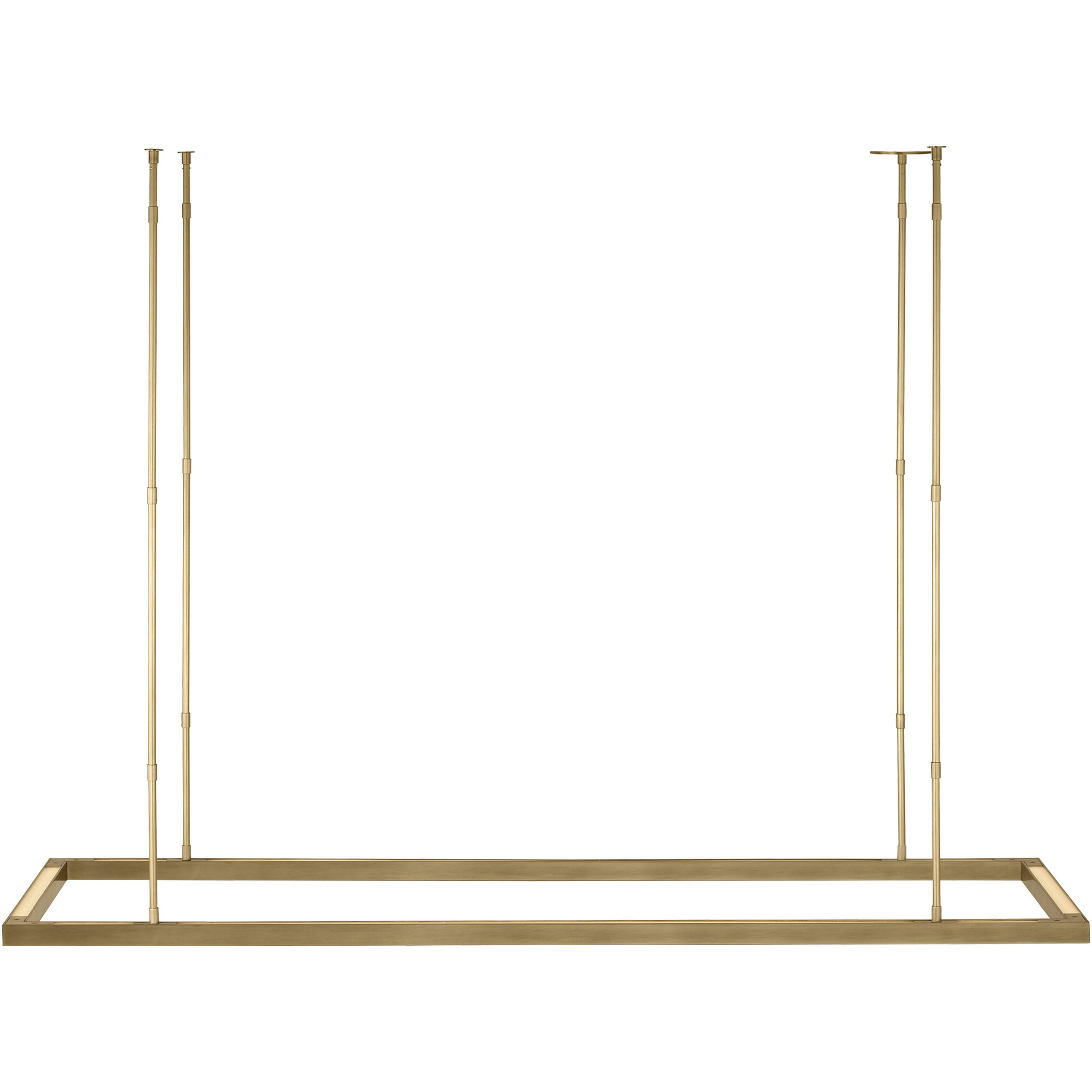 Stagger Halo Linear Pendant by Visual Comfort Modern | MDLS18727NB ...