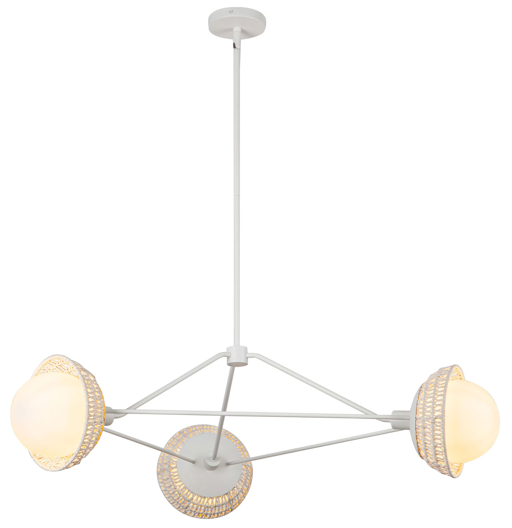Perth Indoor / Outdoor Chandelier by Alora Mood | CH490340WHOP | ALR1280076