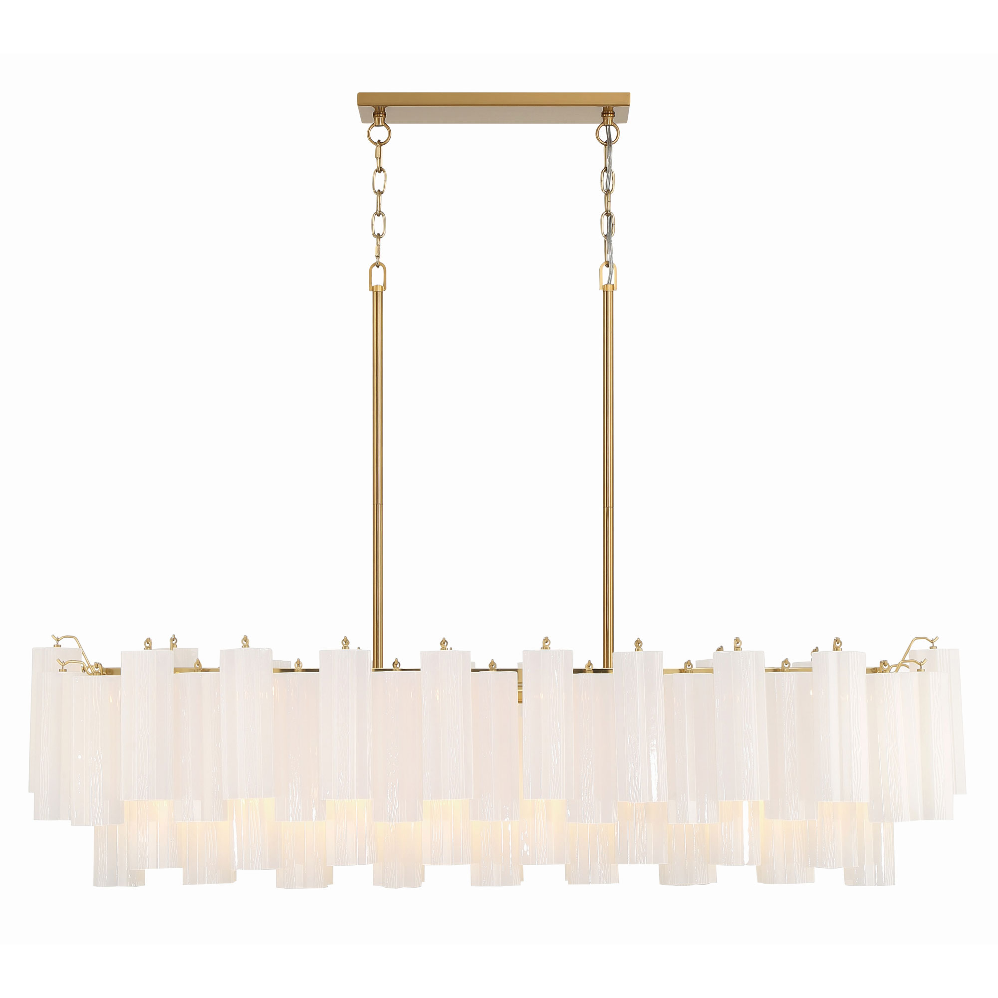 Addis Linear Chandelier by Crystorama | ADD-317-AG-WH | CRY1283854