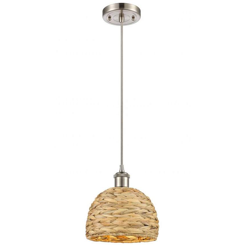 Woven Rattan Cord Hung Pendant by Innovations Lighting | 516-1P-SN-RBD ...