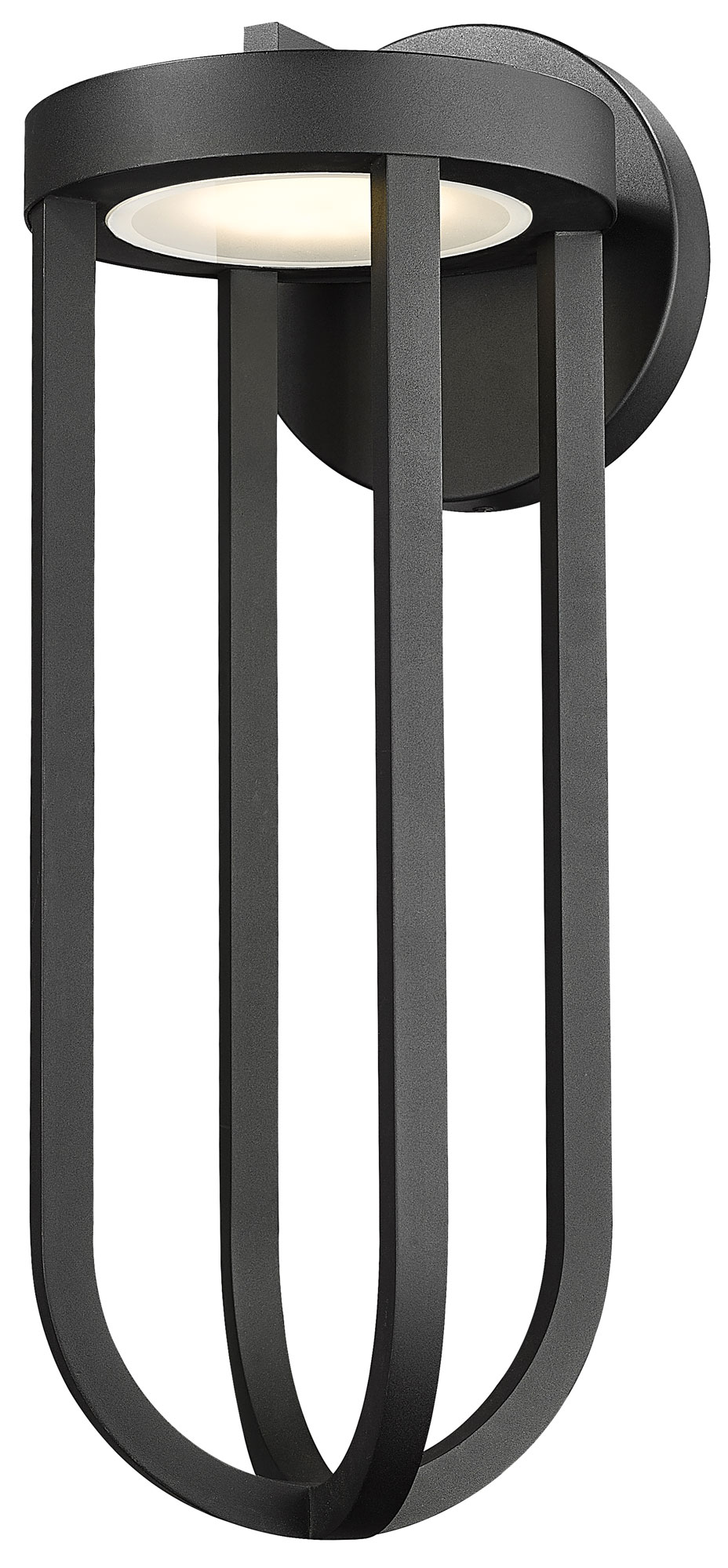 Leland Outdoor Color-Select Wall Light by Z-Lite | 5005B-BK-LED ...