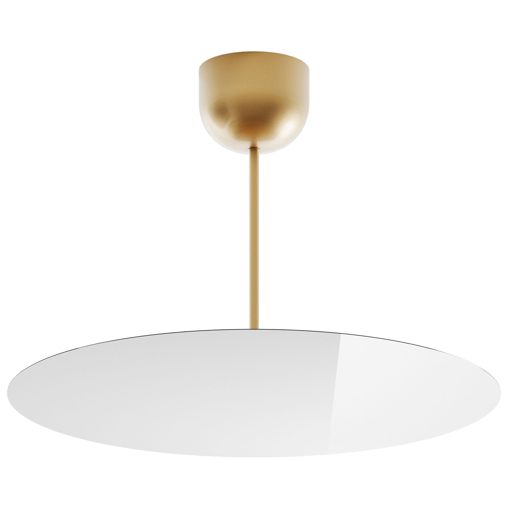 Millimetro Ceiling Light by Luceplan | LC-MILLI-BRS-20x13inSTEM ...
