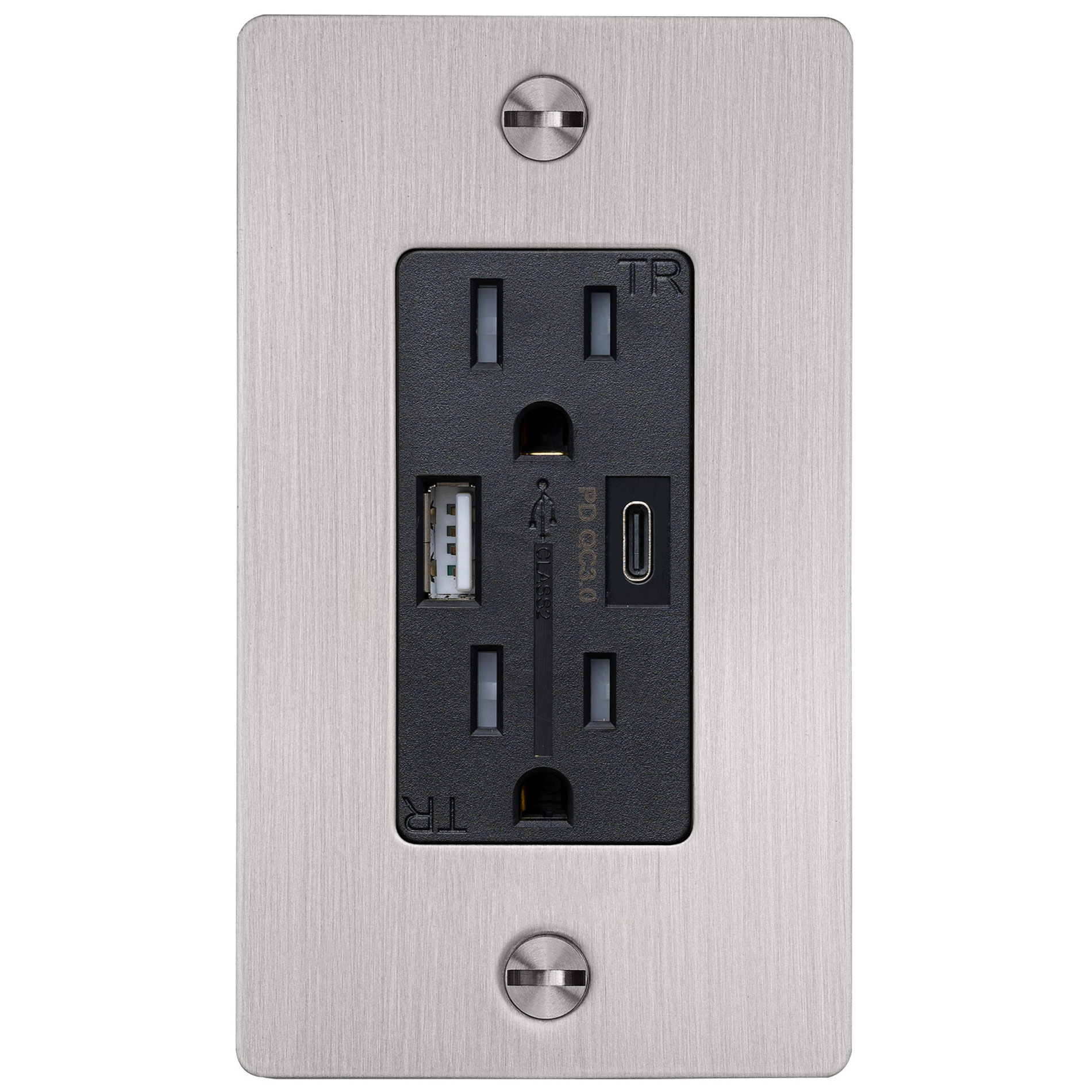 Buster + Punch Complete Metal USB-A+C Duplex Outlet by Buster + Punch ...