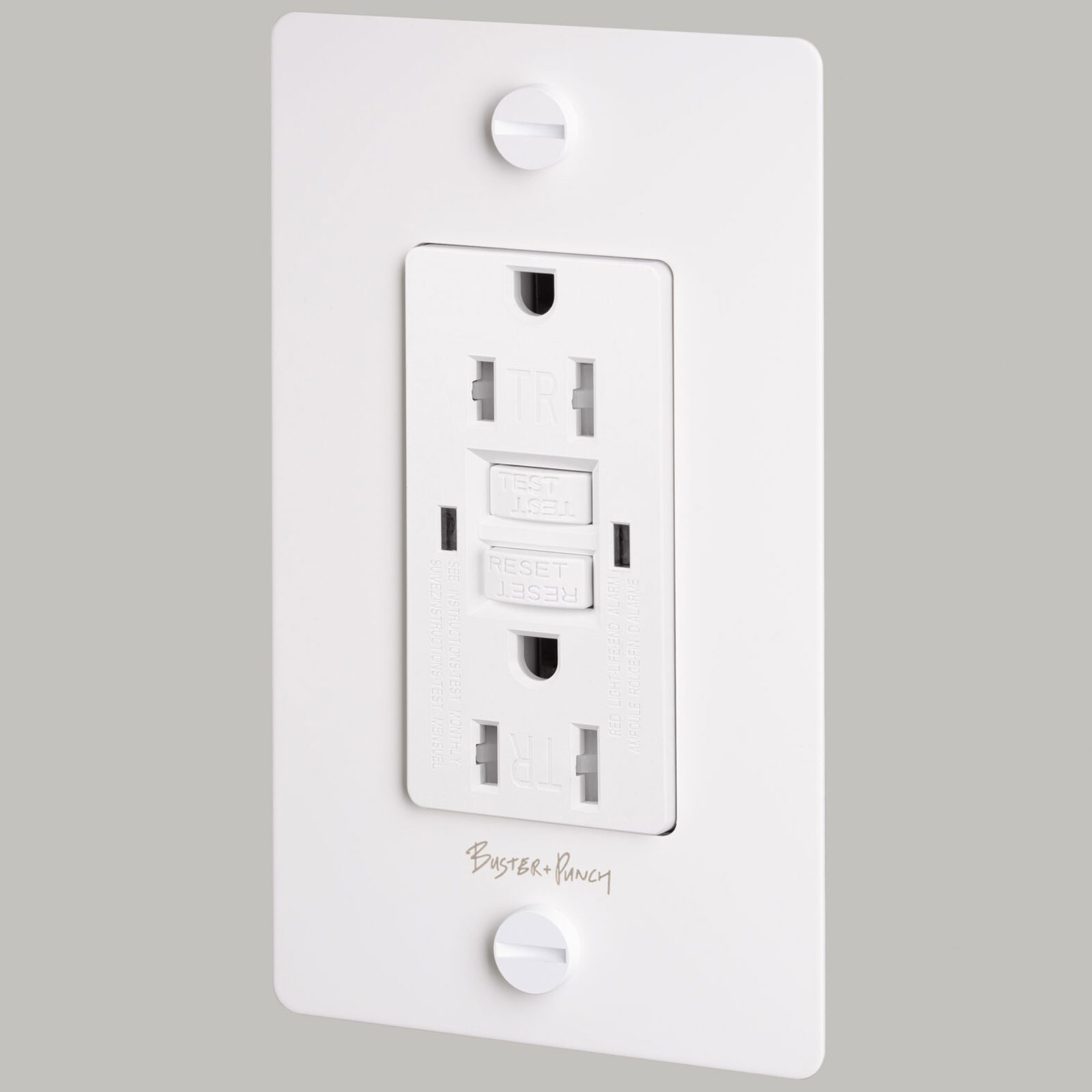 Buster + Punch Complete Metal Duplex GFCI Outlet by Buster + Punch ...