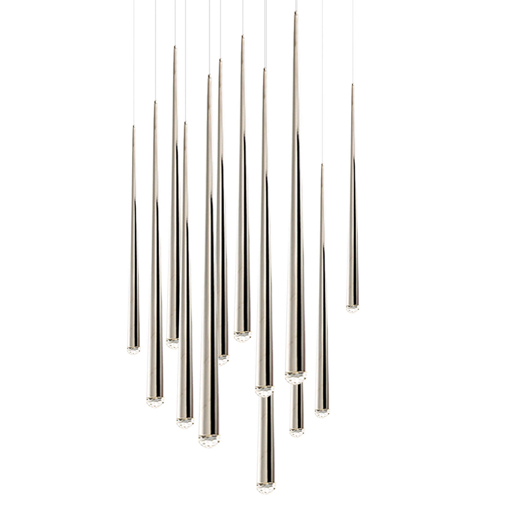 Cascade Square Multi Light Pendant by Modern Forms | PD-41713S-PN ...
