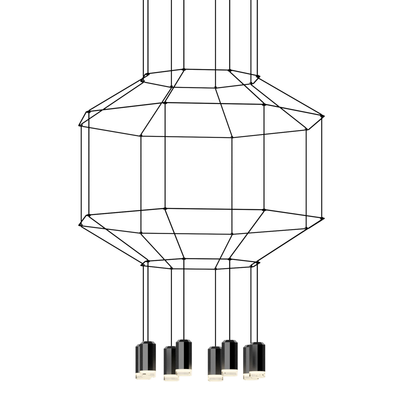 Wireflow Octagonal Pendant by Vibia | 0302-04/12 | VIB1313202