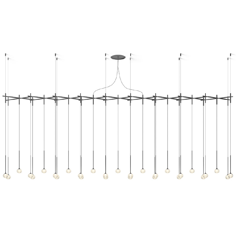 Algorithm Double Linear Pendant with Recessed Canopy by Vibia | 0852-18 ...