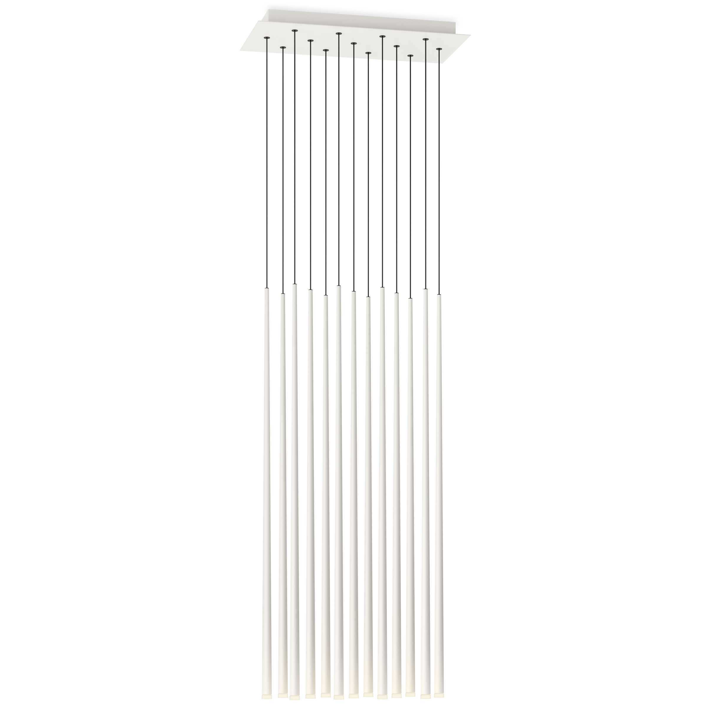 Slim Rectangular Multi Light Pendant by Vibia | 0937-10/12 | VIB1313242