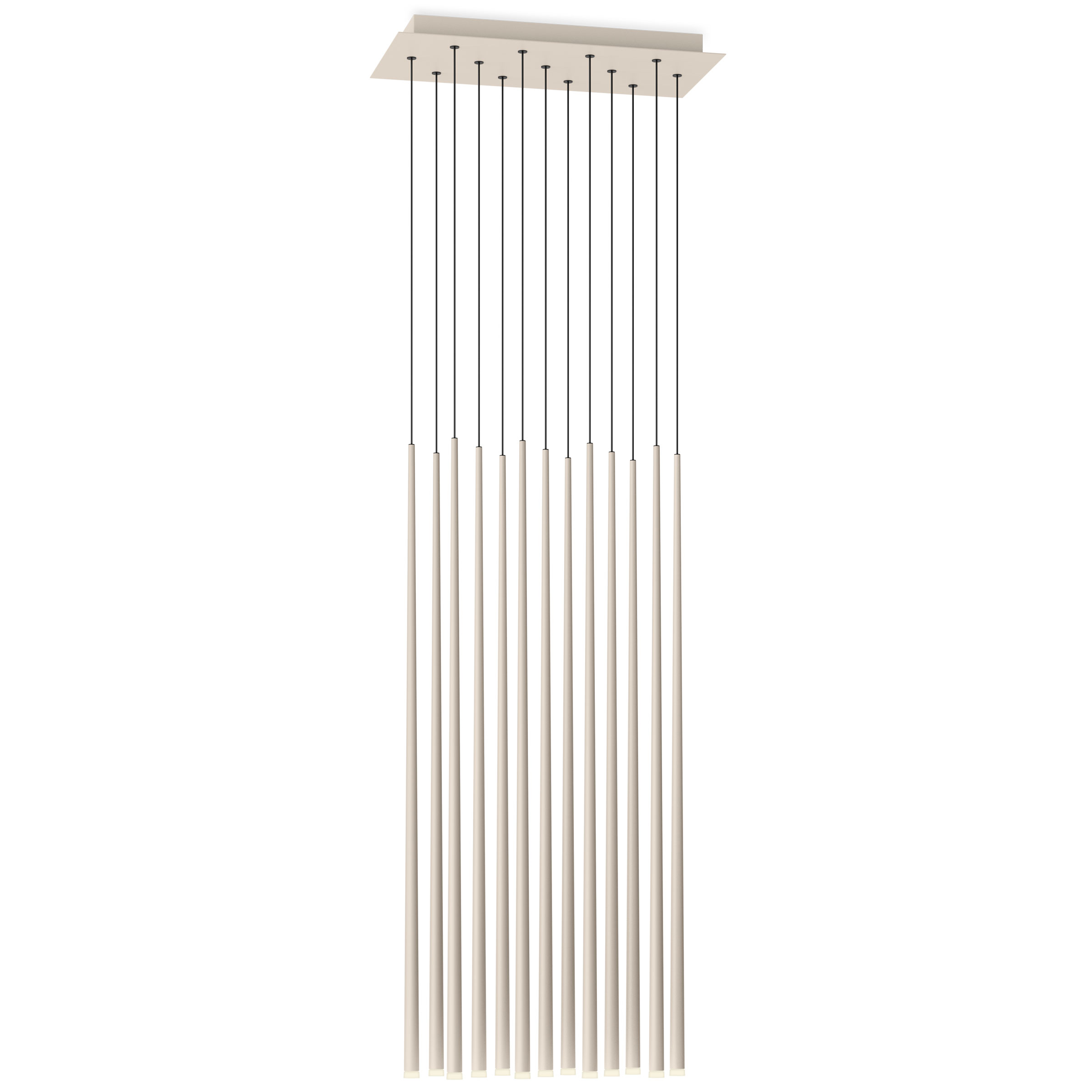 Slim Rectangular Multi Light Pendant by Vibia | 0937-24/12 | VIB1313244