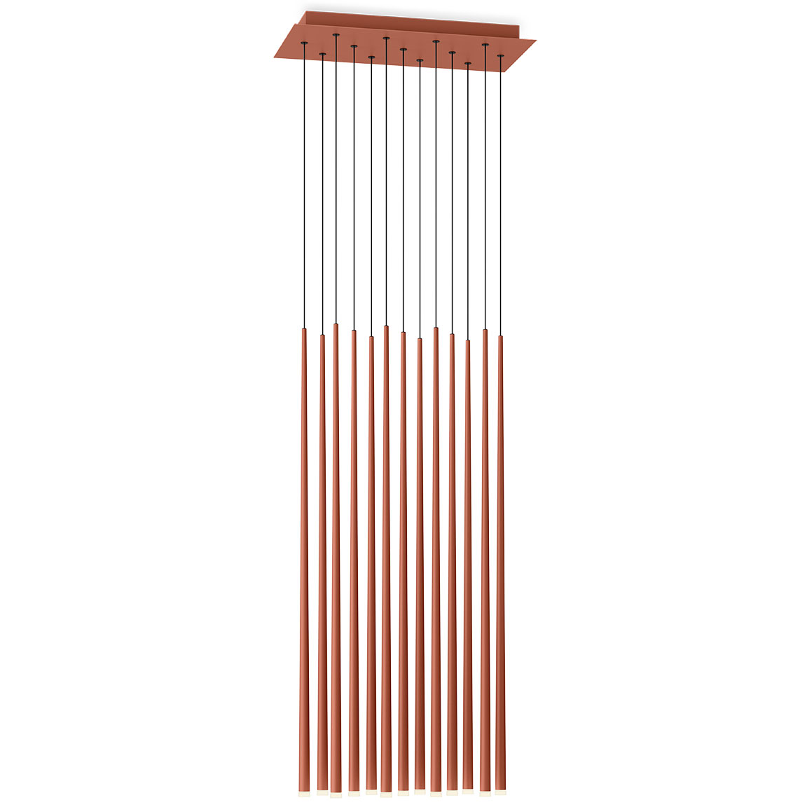 Slim Rectangular Multi Light Pendant by Vibia | 0937-37/12 | VIB1313245