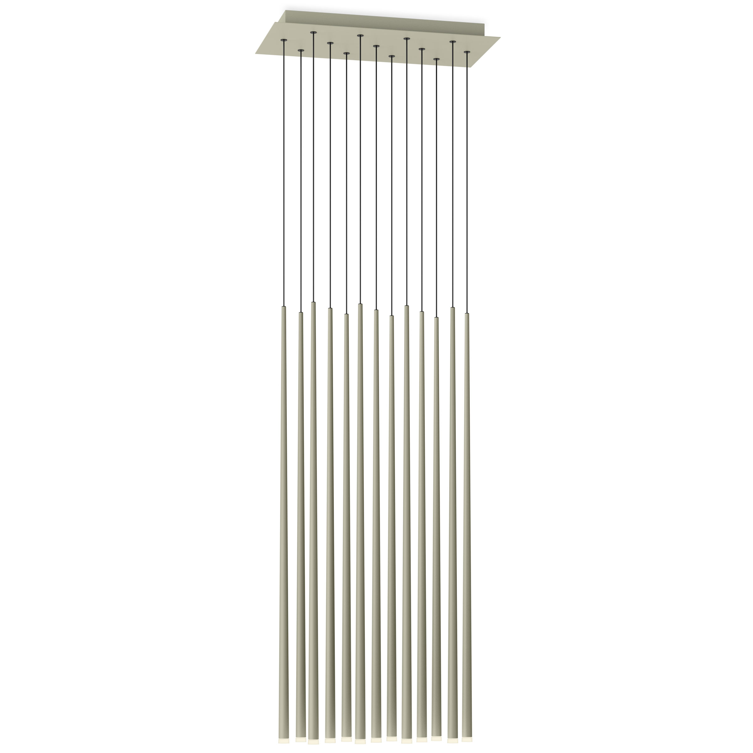 Slim Rectangular Multi Light Pendant by Vibia | 0937-47/12 | VIB1313246