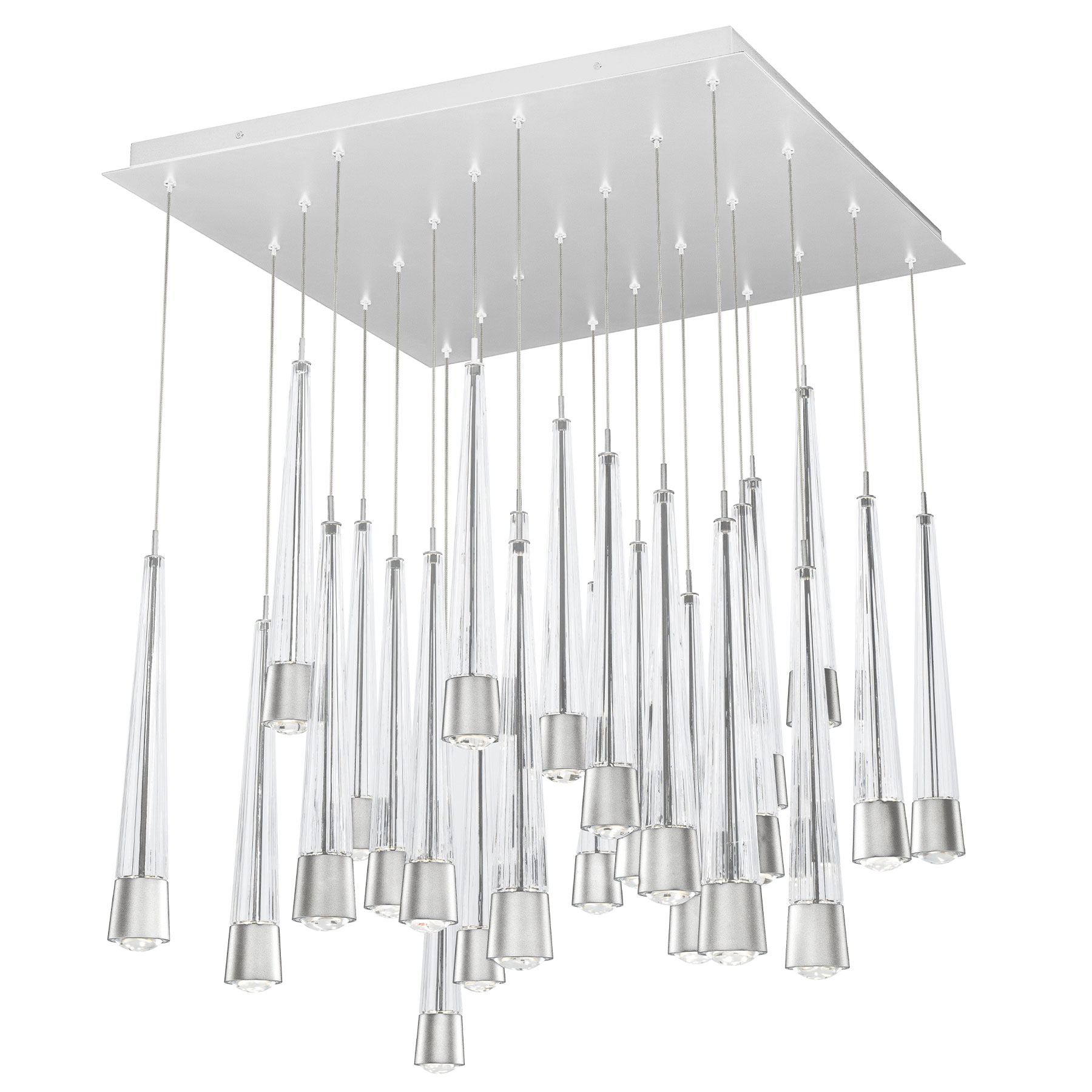 Quill Square Multi Light Pendant by WAC Lighting | PD-59425S-CH ...