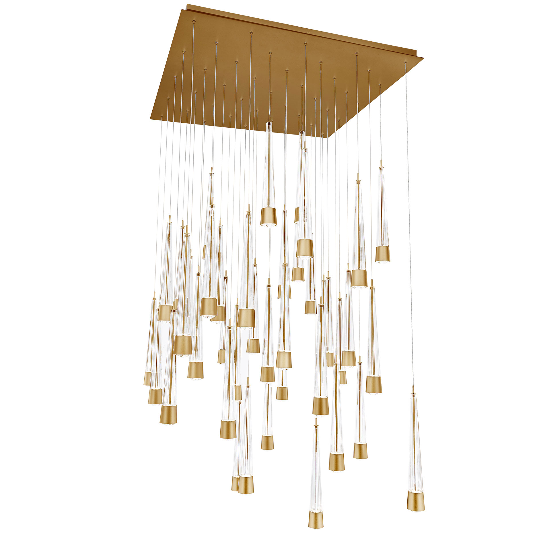 Quill Square Multi Light Pendant by WAC Lighting | PD-59441S-AB ...