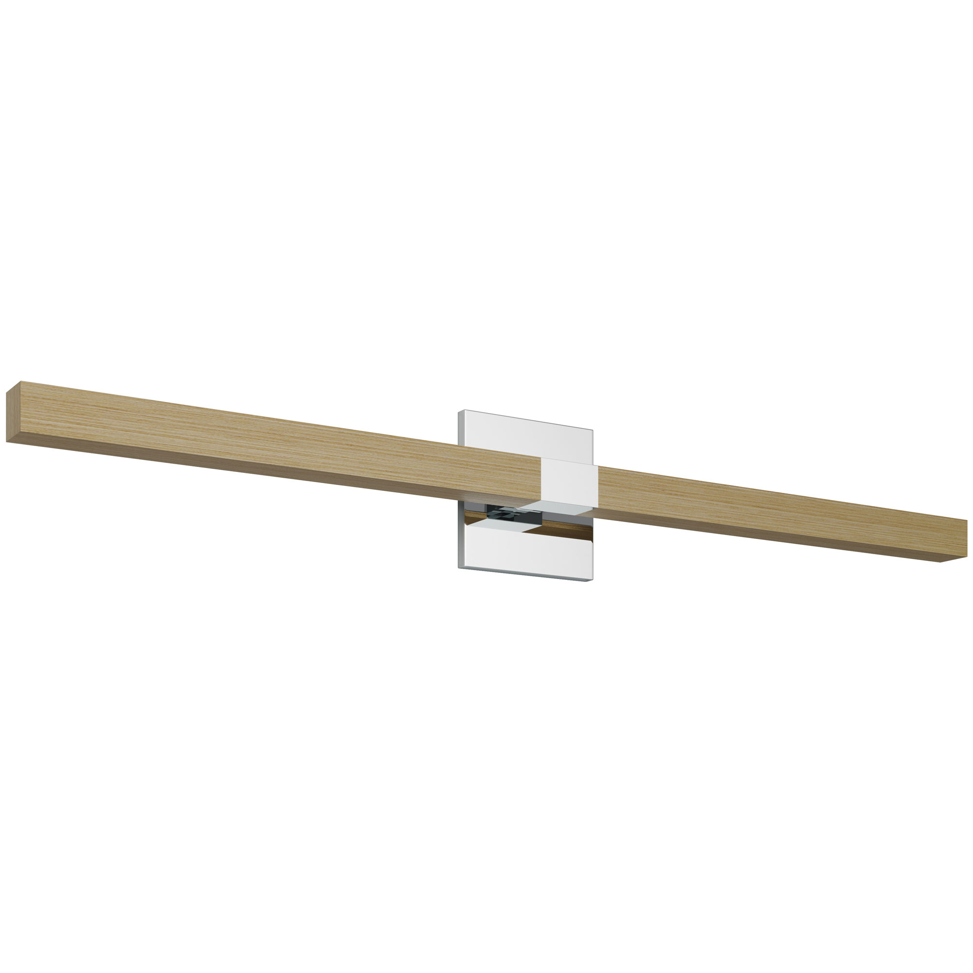 Tie Stix Wood Indirect Vanity Light with Power by PureEdge Lighting ...