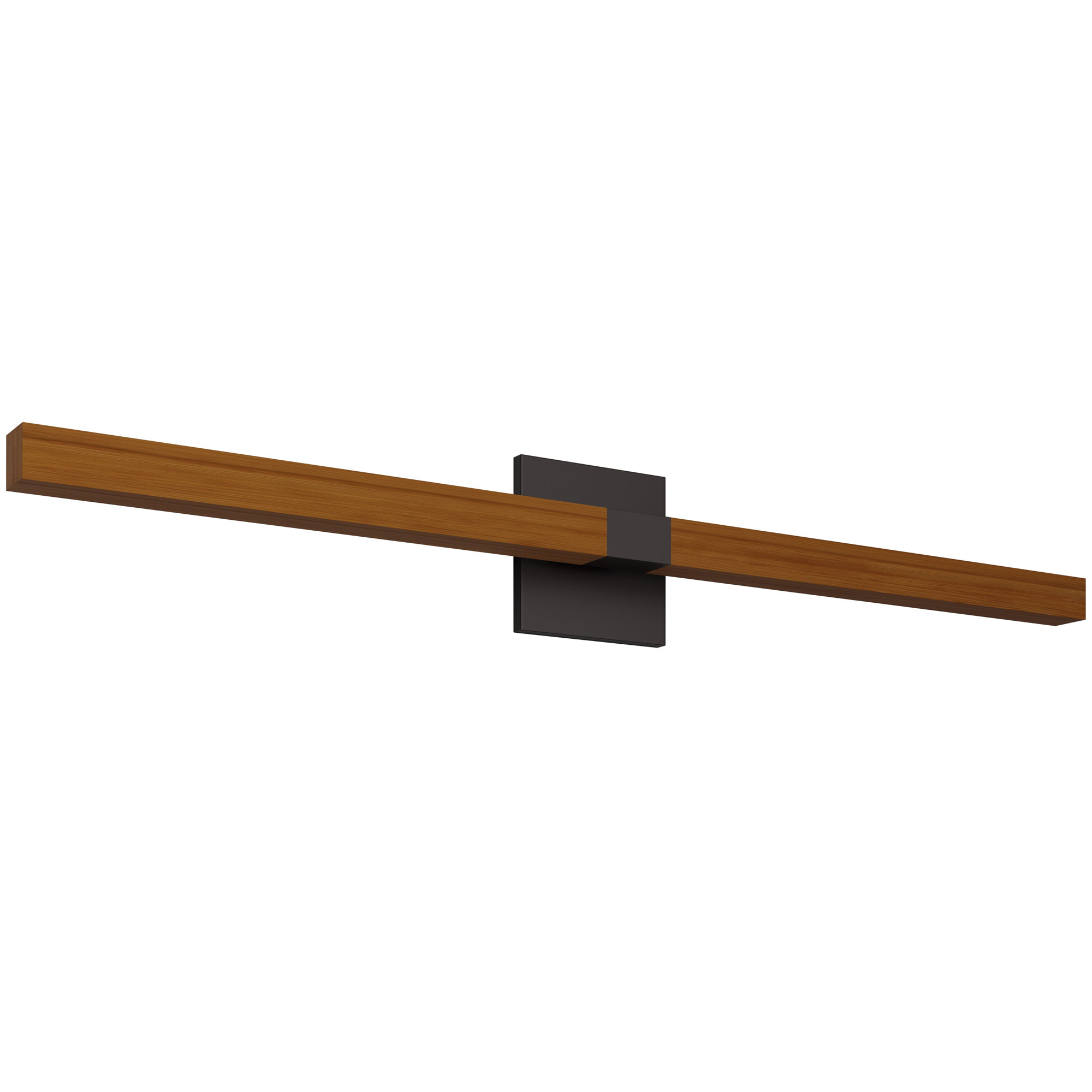 Tie Stix Wood Indirect Vanity Light with Power by PureEdge Lighting ...