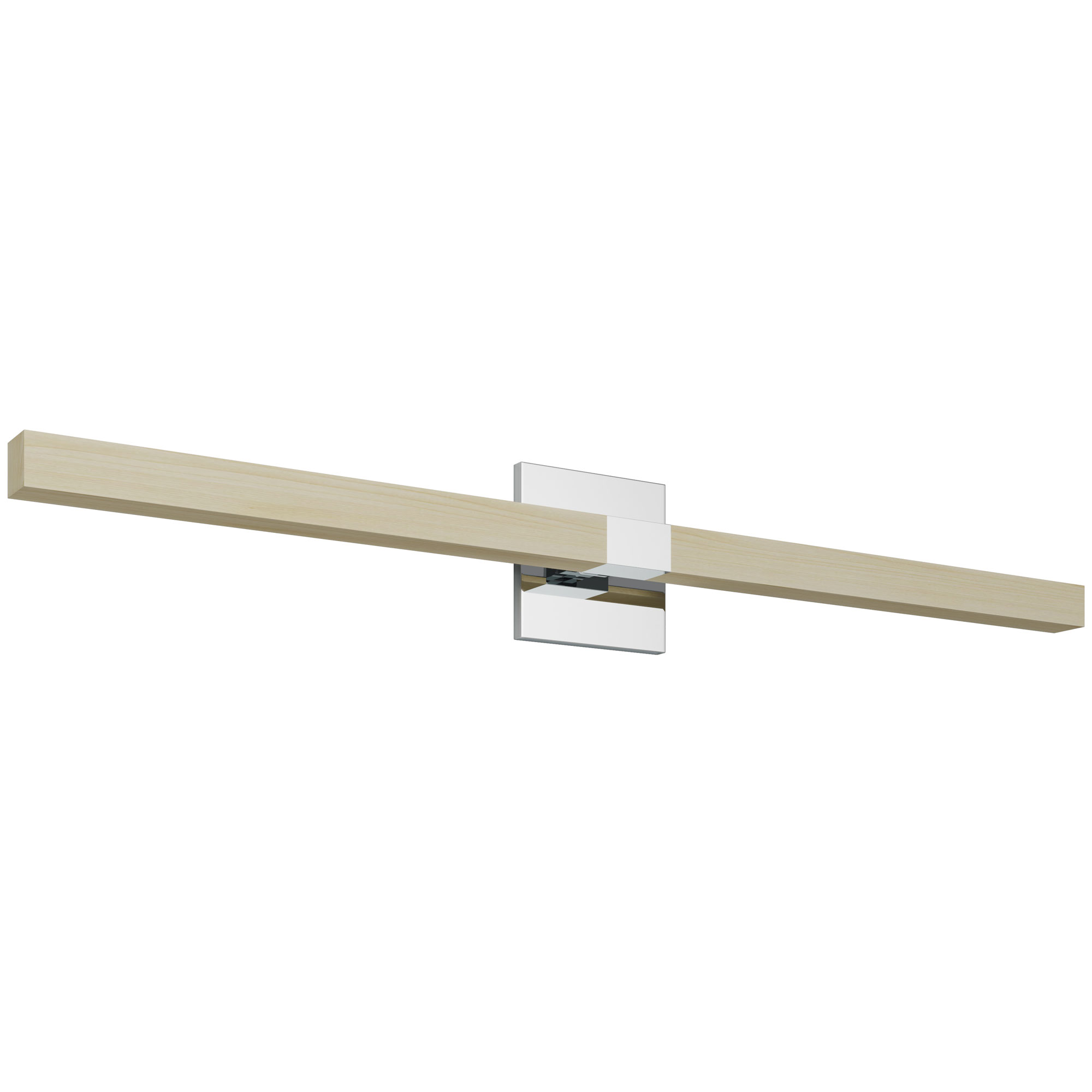 Tie Stix Wood Warm Dim Indirect Vanity Light with Power by PureEdge ...
