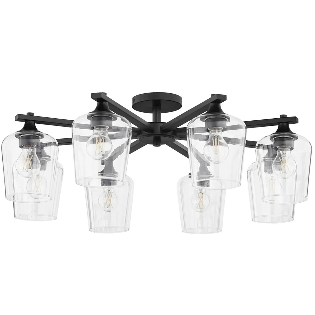 Veno Semi Flush Ceiling Light by Quorum | 358-8-59 | QUO1339306