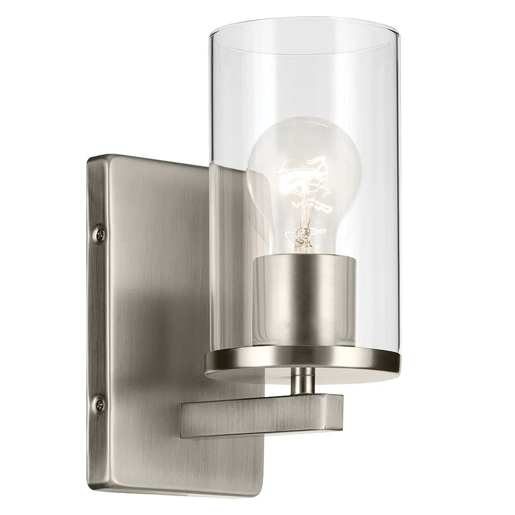 Crosby Wall Sconce by Kichler | 45495NICLR | KHR1350648