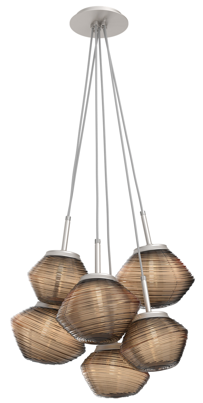 Mesa Cluster Pendant by Hammerton Studio | CHB0089-0F-BS-B-C01-L1 | HMR1367963