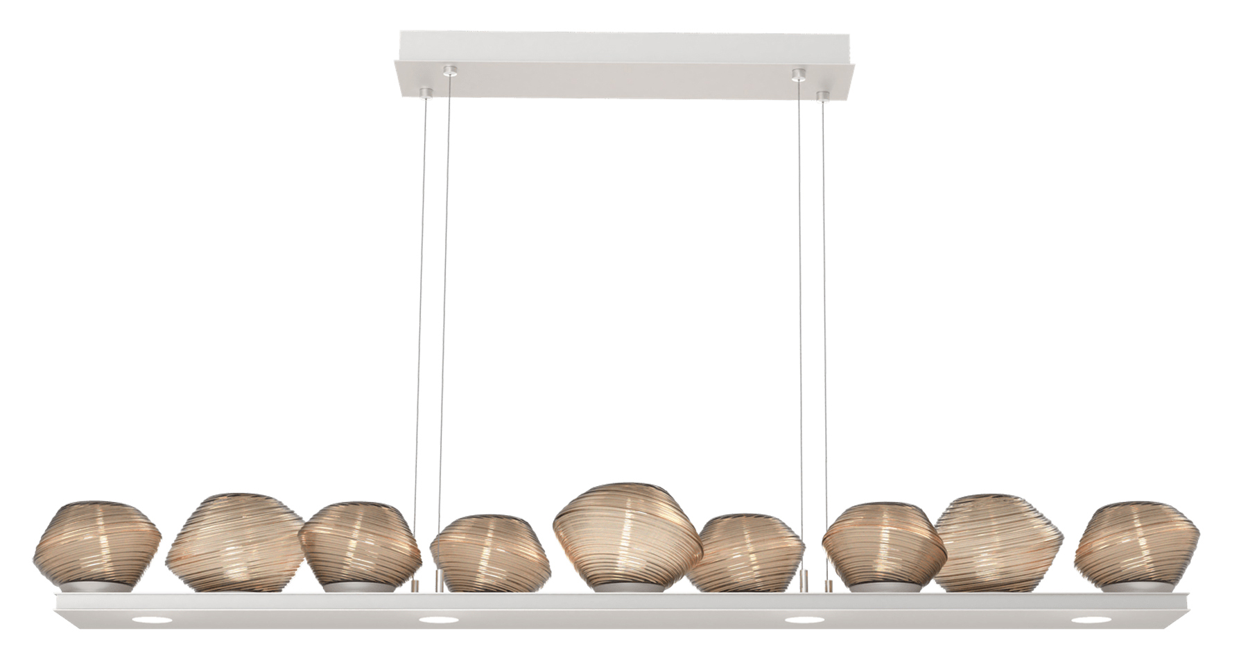 Mesa Linear Chandelier by Hammerton Studio | PLB0089-0C-BS-B-CA1-L3 | HMR1368060