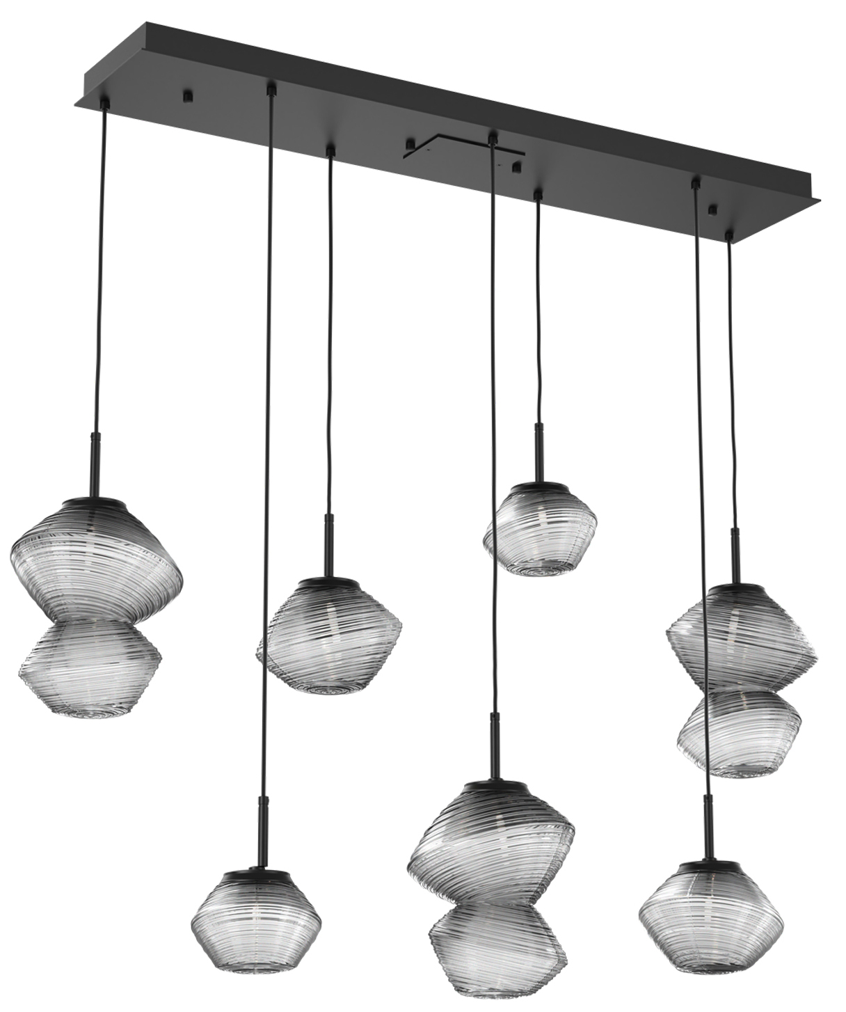 Mesa Linear Multi Light Pendant by Hammerton Studio | PLB0089-07-MB-S-C01-L1 | HMR1368151