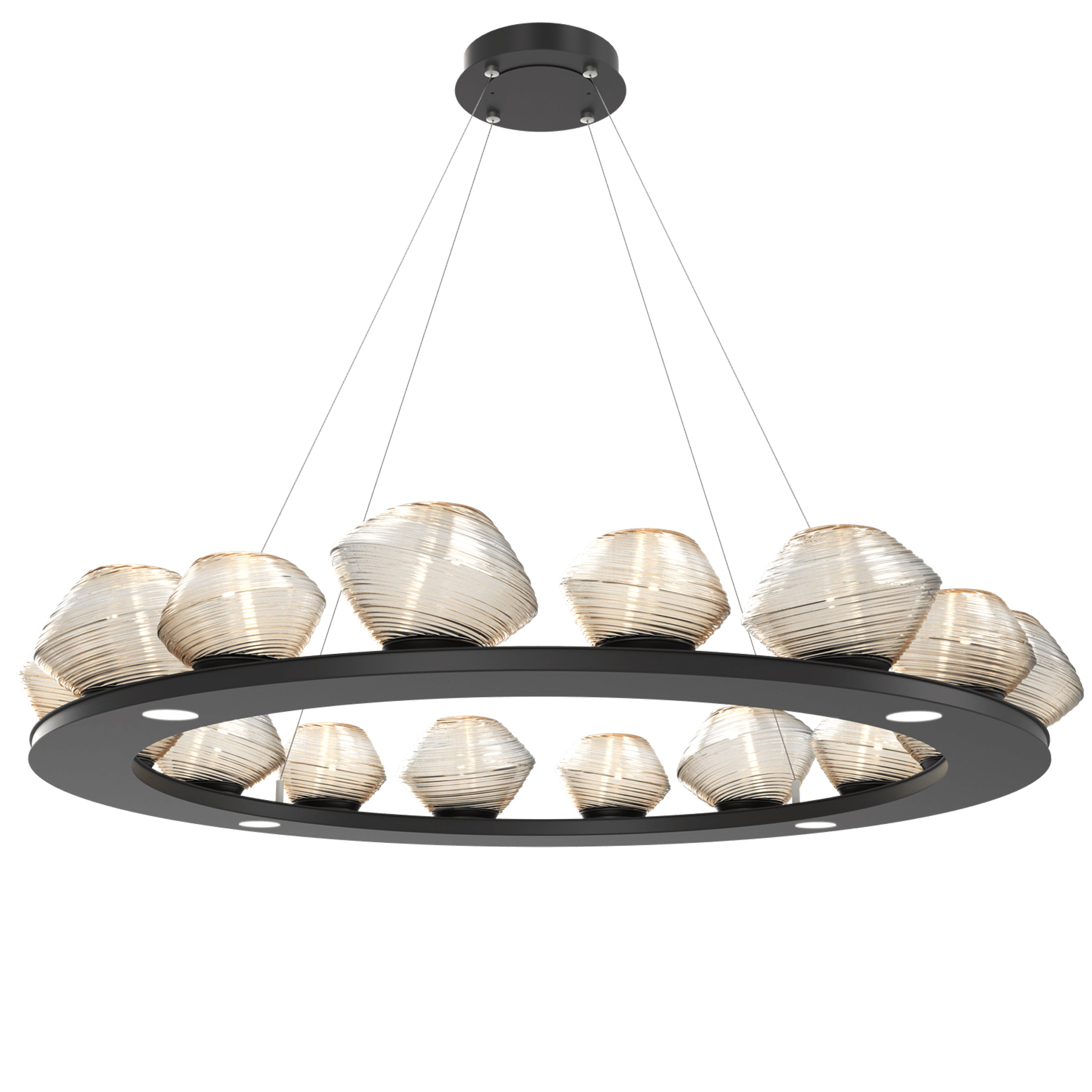 Mesa Ring Chandelier by Hammerton Studio | CHB0089-0D-MB-A-CA1-L3 | HMR1368638