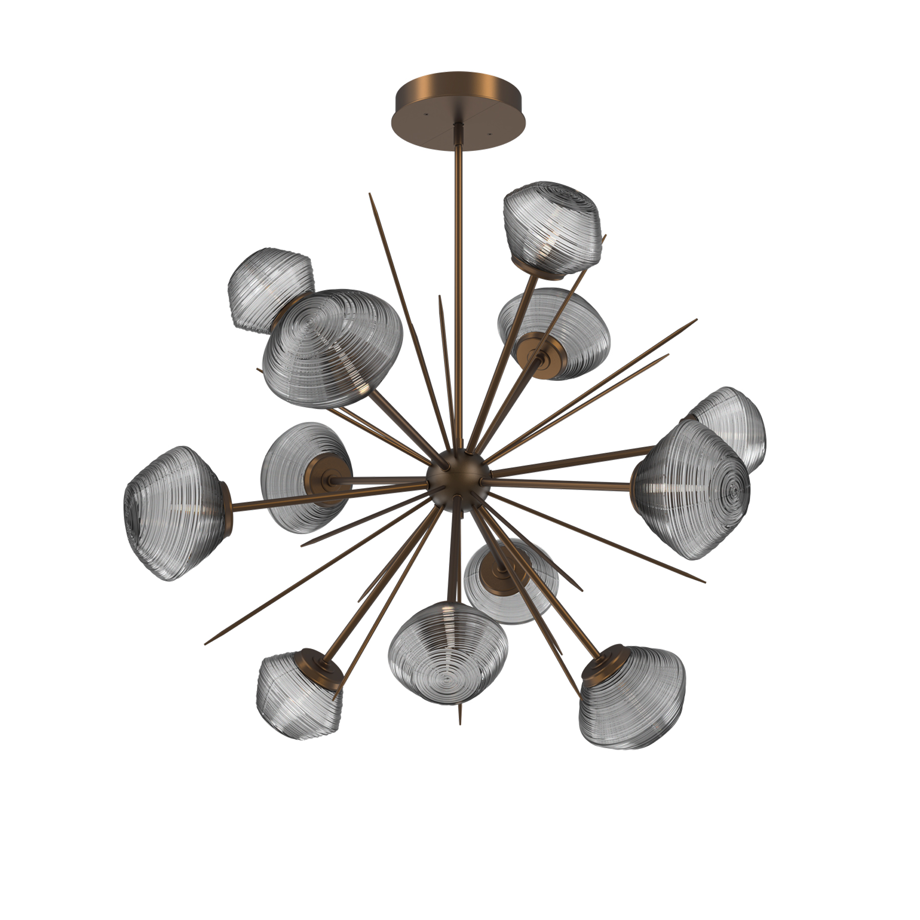 Mesa Starburst Chandelier by Hammerton Studio | CHB0089-0B-FB-S-001-L1 | HMR1368923