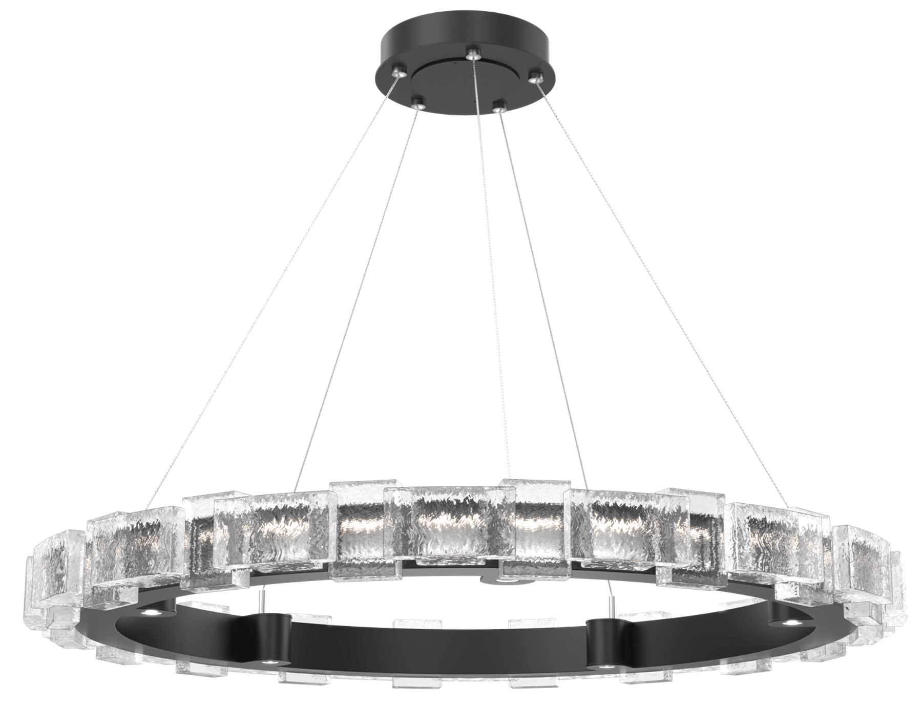 Tessera Ring Chandelier by Hammerton Studio | CHB0087-38-MB-TE-CA1-L3 ...