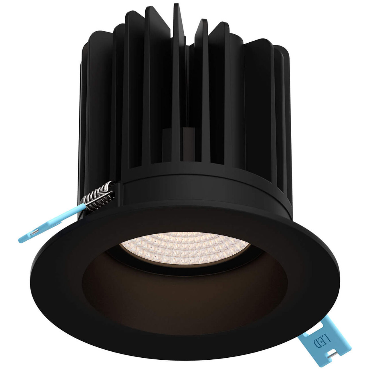 RGR Round Color-Select High Power Regressed Downlight by DALS Lighting | RGR4HP-CC-BK | DLS1374695