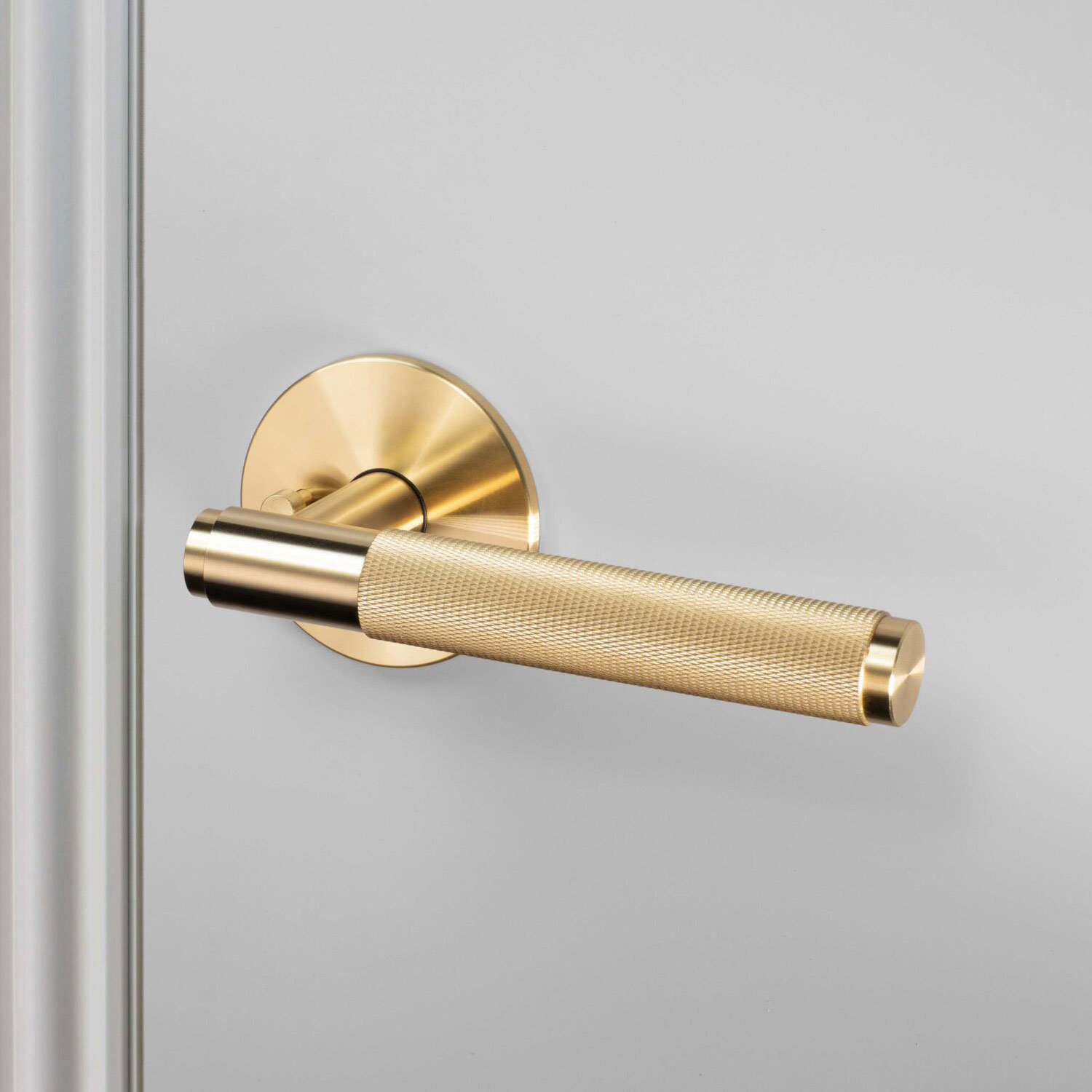 Conventional Lever Door Handle Set- Cross Pattern by Buster + Punch ...