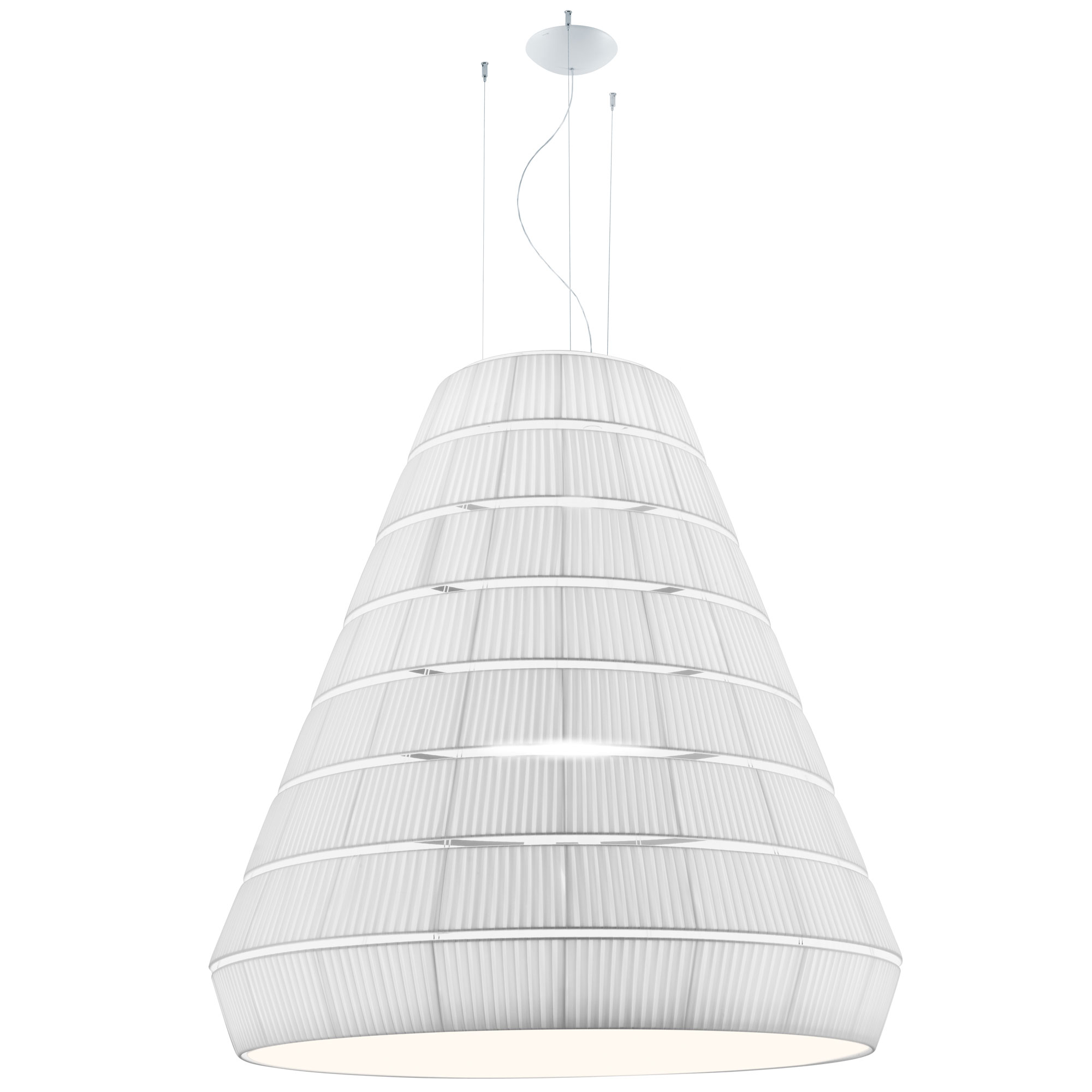 Layers Oversize Acoustic Pendant with Bulb by Axolight ...