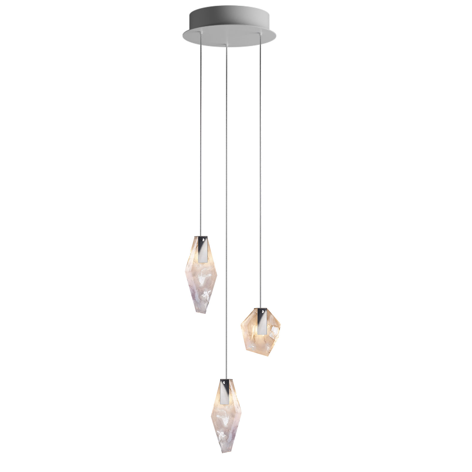 Fragments Round Multi Light Pendant by Bomma | CCFR3L2123S21113US ...