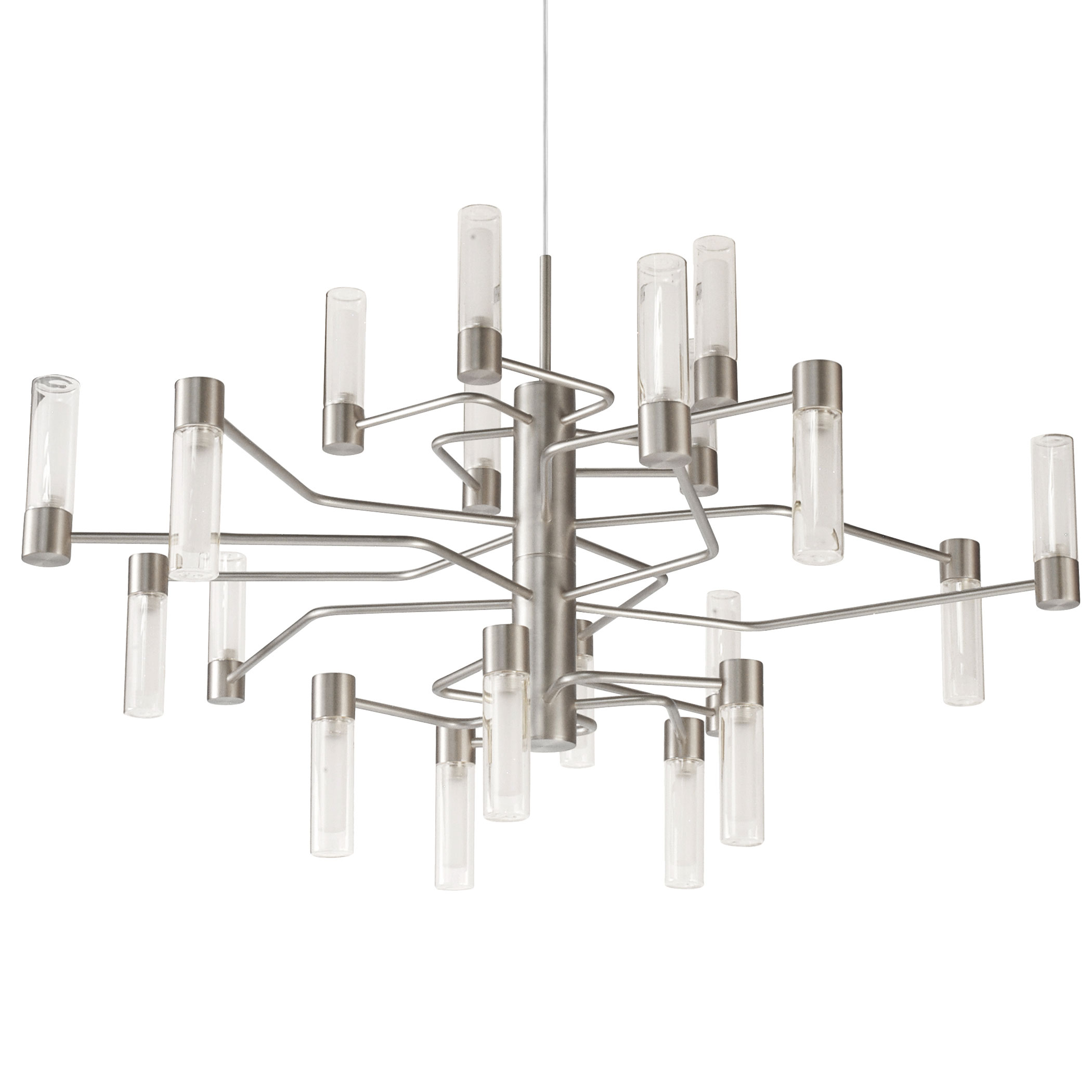 Nata Chandelier by CVL Luminaires | LUNATA20SNSNTU12C | CVL1377861