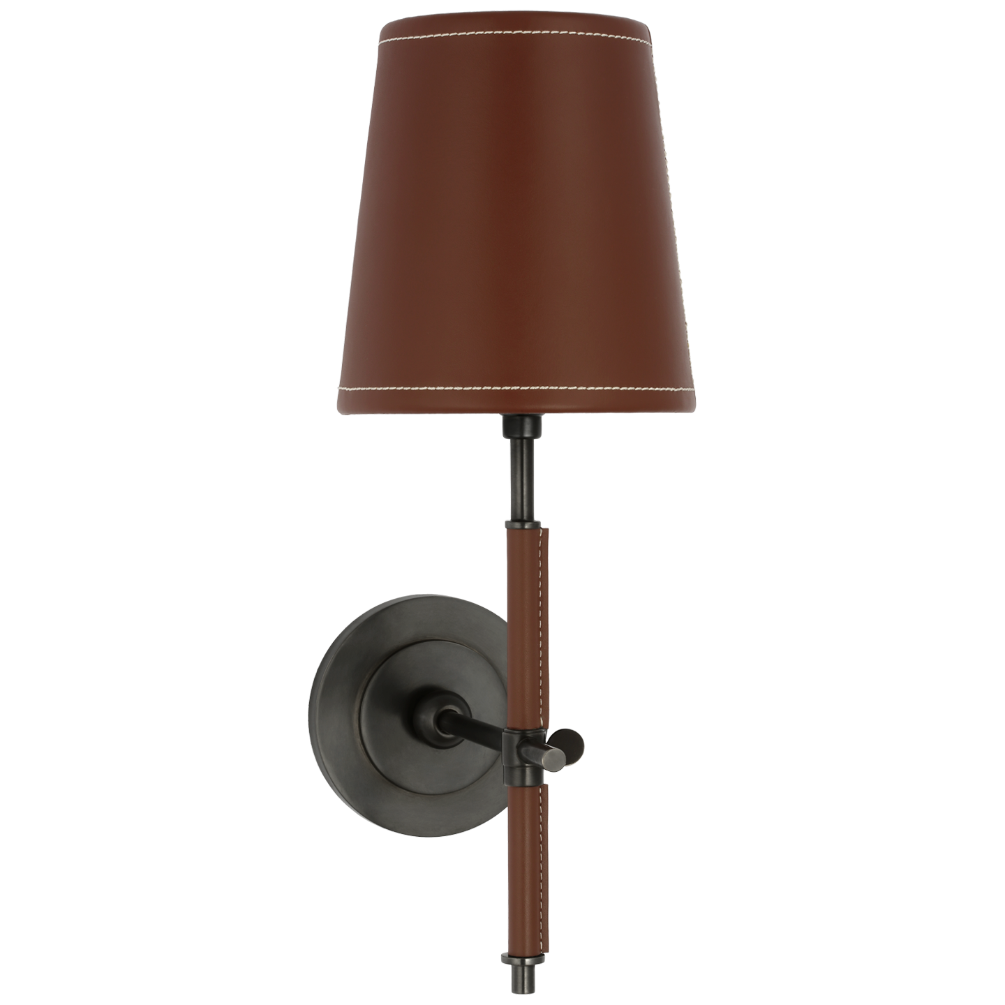 Bryant Leather Wall Sconce by Visual Comfort Signature | TOB 2580BZ/SDL ...