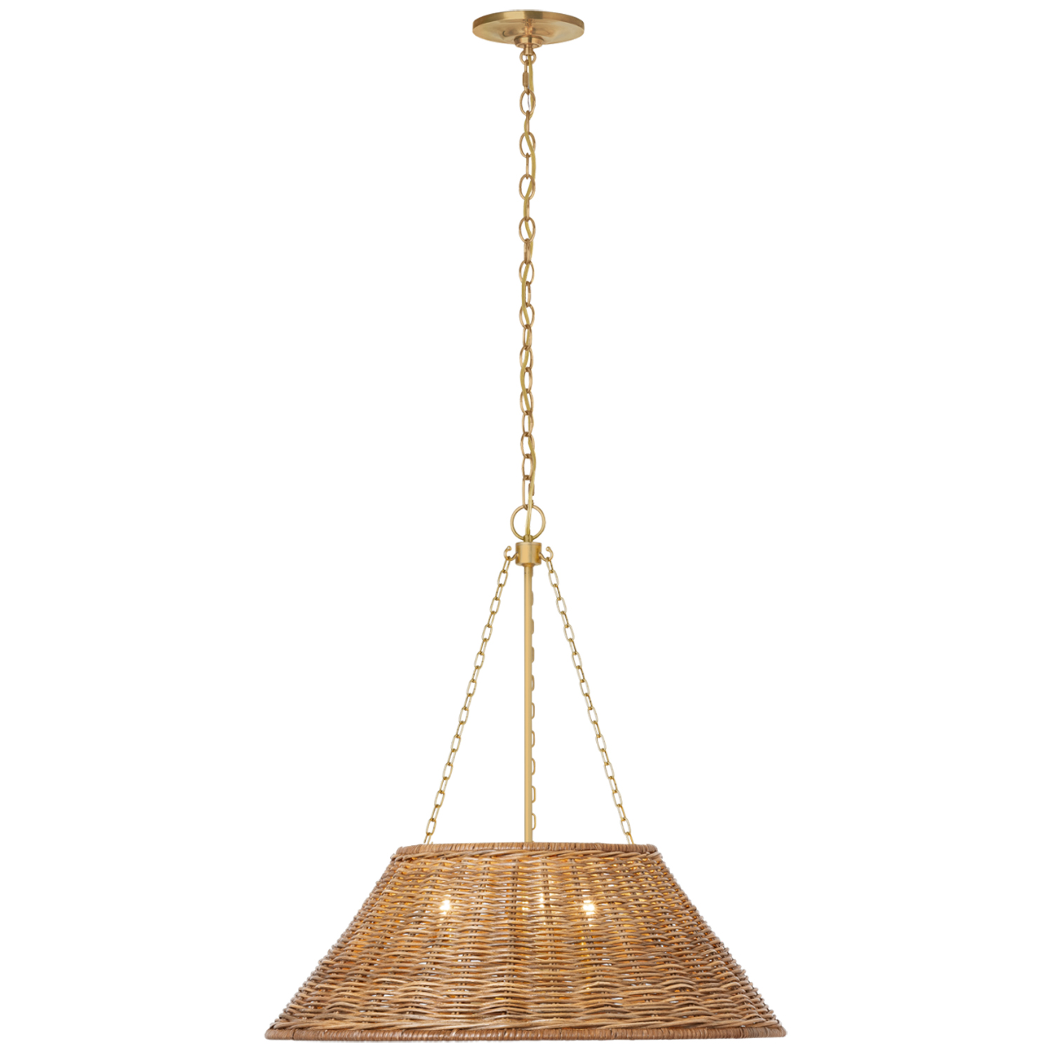 Corinne Woven Chandelier by Visual Comfort Signature | MF 5032SB-NTW ...