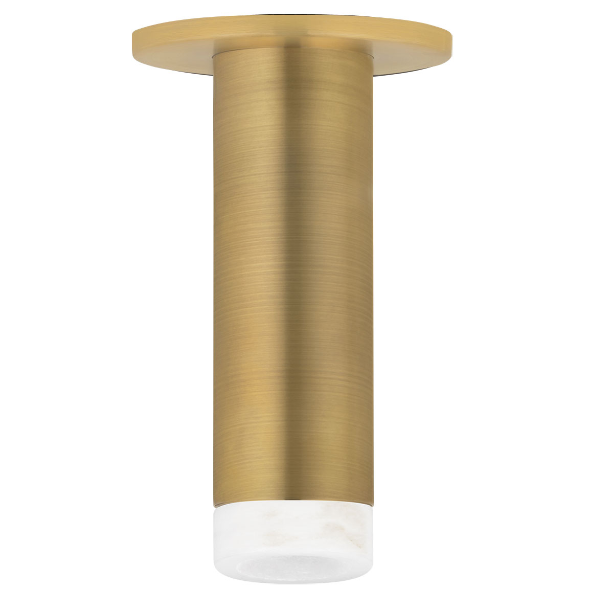 Luxe Ceiling Light with Alabaster Bezel by CSL | LX2FM-27-PBR-ALA ...