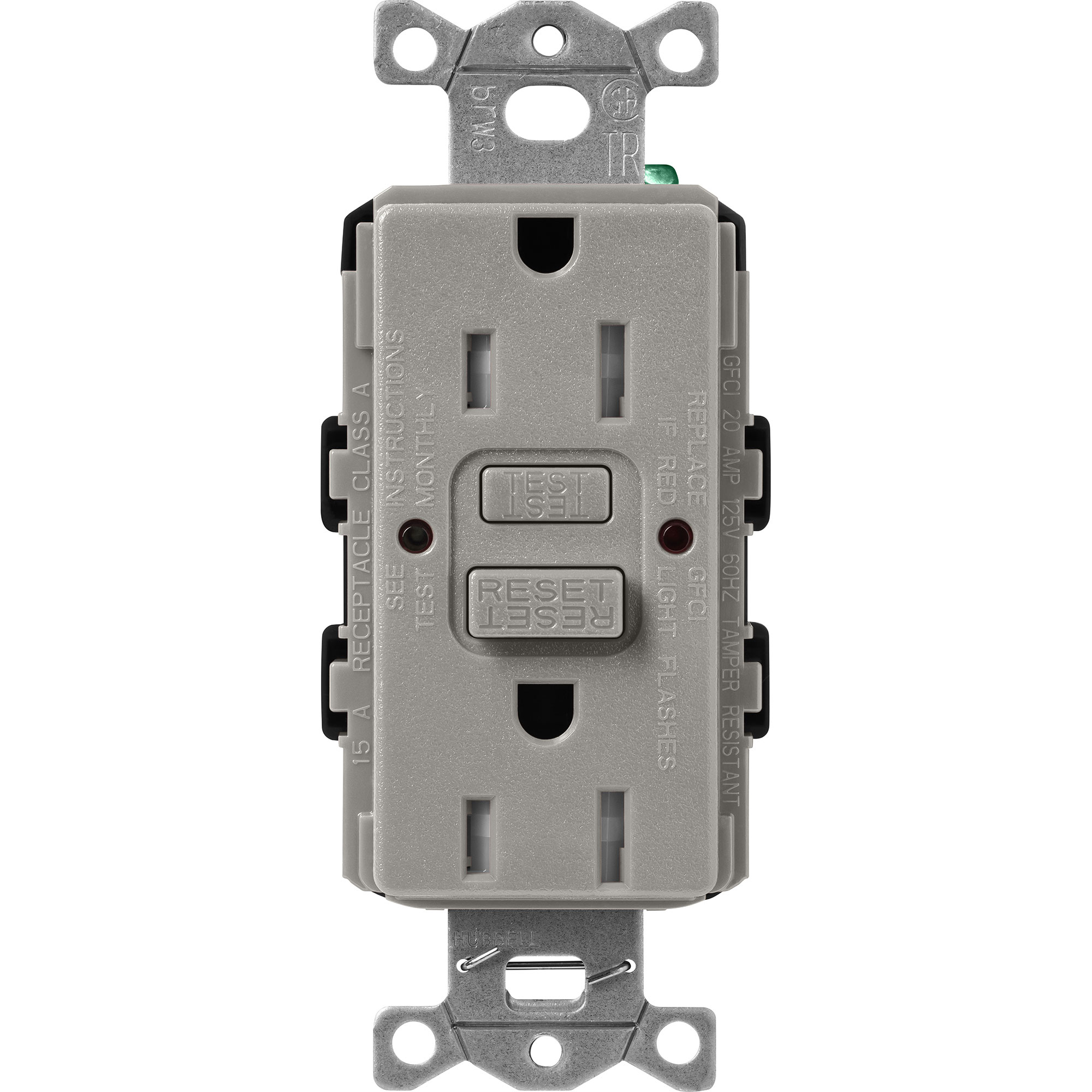 GFCI Tamper Resist Self Test Receptacle by Lutron | SCR-20-GFST-CS ...
